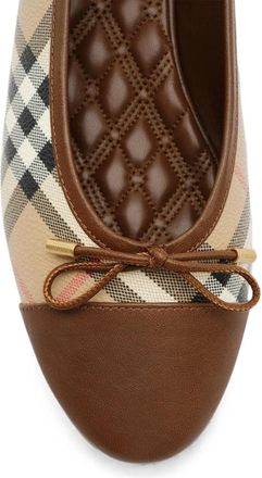 Burberry Highgat Ballerina Flat - Beige