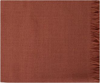 Brunello Cucinelli Femme, Accessoires, Orange, Taille: ONE Size &Eacute;charpe en cachemire et soie