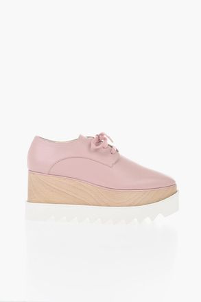 Stella McCartney Derby-Schuhe ELYSE aus Eco-Leder mit 9 cm Plateau-Sohle Stella McCartney
