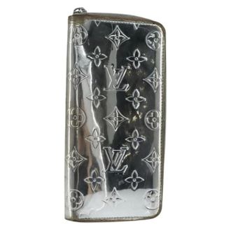 Louis Vuitton Portefeuille en toile Pre-owned - Femme - Pre-owned - Gris - Taille: ONE Size