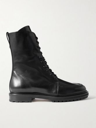 Aeyde Bottines En Cuir Tate - Noir