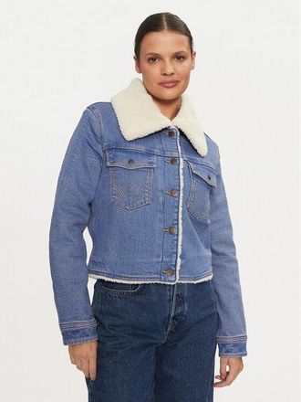 Wrangler Jeansjacke 112356629 Blau Regular Fit