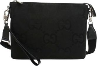 Gucci Sac pochette / Sac bandouli&egrave;re Pre-owned - Homme - Pre-owned - Noir - Taille: ONE Size