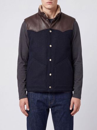 Brunello Cucinelli Gilet matelass&eacute; en laine &agrave; col montant et poches italiennes
