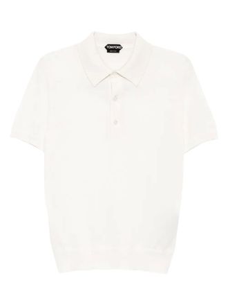 Tom Ford polo à manches courtes - Tons neutres