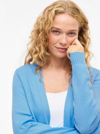Vila Strickjacke VIRIL OPEN L/S KNIT CARDIGAN - NOOS Viskosemischung, regular fit