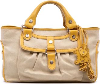 Celine Crossbody Bags - Canvas Boogie Handbag - Gr. unisize - in Braun - für Damen