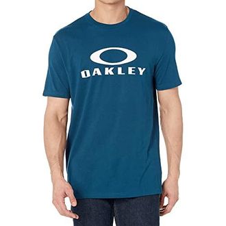 Oakley T-Shirt &agrave; Manches Courtes O Bark pour Homme, Pos&eacute;idon, XL