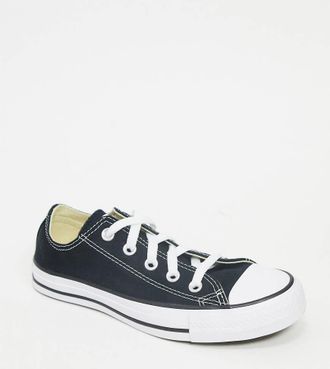 Converse Chuck Taylor All Star Ox - Sneaker in Schwarz, weite Passform