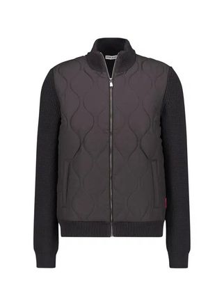 Joop Herren Strickjacke schwarz unifarben
