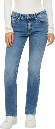 QS by s.Oliver Jeans Catie/Slim Fit/Mid Rise/Straight Leg