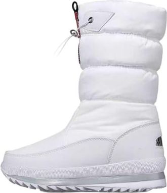 Generic JJDFW Bottes de neige chaudes pour femme Bottes dhiver imperm&eacute;ables antid&eacute;rapantes en fourrure pelucheuse mi-mollet Botas, A8, 39 1/3 EU