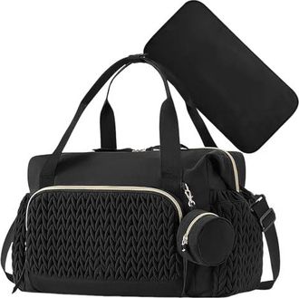 Generic Sac &agrave; langer de grande capacit&eacute;, organiseur de voyage pour les besoins de b&eacute;b&eacute; avec &eacute;tui &agrave; t&eacute;tine, rangement multi-poches pour les parents, besoins de