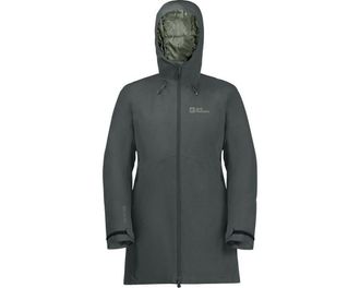 Jack Wolfskin Outdoorjacke Heidelstein INS Jacket W Wasserdichte, winddichte und atmungsaktive Winterjacke mit recycelter