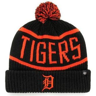 47 Brand 47 BEANIE MLB DETROIT TIGERS CALGARY CUFF KNIT BLACK