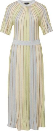 s.Oliver Midikleid Kleid Multicolor-Strickkleid mit Metallic-Garn und Fl&uuml;gel&auml;rmeln