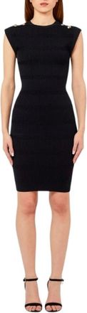 Liu Jo Femme, Robes, Noir, Taille: 40 FR Ca6104 Short Knit Dress