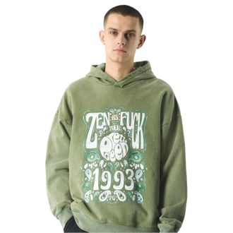 Pretty Green Zen Kapuzenpullover f&uuml;r Herren, leger (Gr&uuml;n)