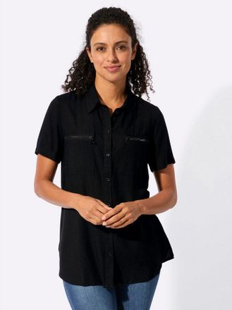 Witt Klassische Bluse Longbluse Kurzarm