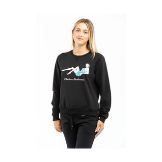 Moschino Femme, Sweatshirts et sweats &agrave; capuche, Noir, Taille: 38 FR SweaT-shirts