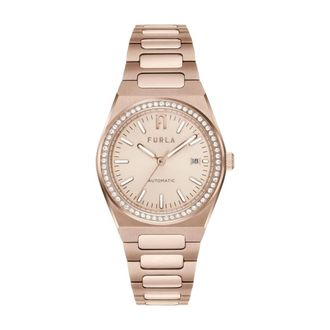 Furla Femme, Accessoires, Rose, Taille: ONE Size Montre habill&eacute;e en acier inoxydable