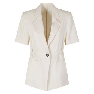 Pinko Pinko, Femme, Vestes, Beige, Taille: 40 FR Assago Blazer