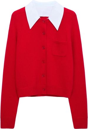 Dorothee Schumacher Femme, Pulls, Rouge, Taille: 40 FR Elegant Statements cardigan