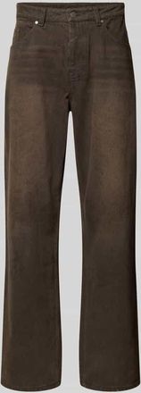 Karl Kani Relaxed Fit Jeans mit Knopf- und Rei&szlig;verschluss