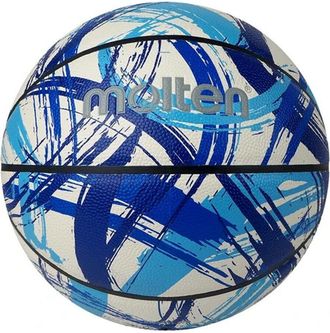 Molten Basketball Graffiti Outdoor Synthetik-Leder Limited Edition blau Gr. 7