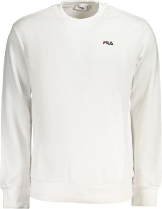 Fila Homme, Sweatshirts et sweats &agrave; capuche, Blanc, Taille: XL Leverano Crew SweaT-shirt