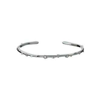 John Richmond Armreif mit Rosen und funkelnden Akzenten - - Accessories - Damen - Grau - ONE SIZE