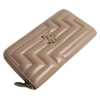 Jimmy Choo London Pre-owned Cuir petite-maroquinerie - Femme - Pre-owned - Beige - Taille: ONE Size