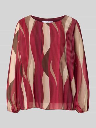 Zabaione Bluse mit Plisseefalten Modell Re44ynaa