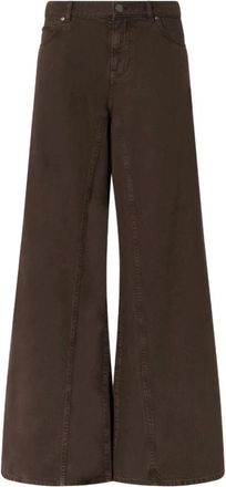 Pinko Pinko, Femme, Jeans, Brun, Taille: W28 Winona Wide Leg Jeans