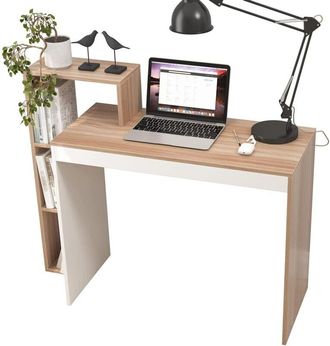 Need Need Postes de Travail informatiques,Bureau,Bureau dordinateur en Bois avec &eacute;tag&egrave;re,Bureau d&eacute;criture d&eacute;tude &eacute;piss&eacute;,Bureau avec &eacute;tag&egrave;re de