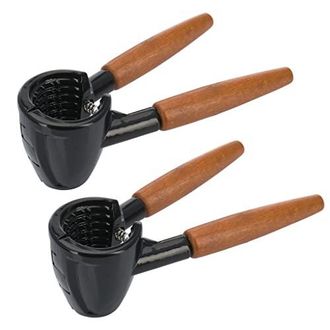 Westmark 332622E3 Lot de 2 casse-noisettes Deluxe avec EAN Aluminium Noir/marron