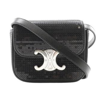 Celine Pre-owned Leder Crossbody Bag - - Pre-owned - Damen - Schwarzk - ONE SIZE