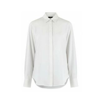 Pinko Gathered Shirt - - Blouses & Shirts - Damen - Wei&szlig; - L