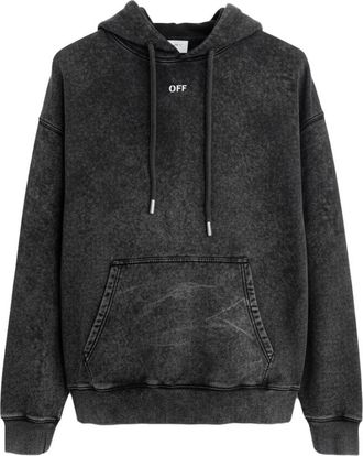 Off-white Homme, Sweatshirts et sweats &agrave; capuche, Noir, Taille: L Ombb085F25Fle0171301 Oversized Sweat &agrave; capuche