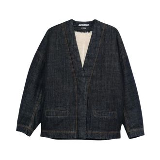Jacquemus Le Cardigan De-Nimes - - Jackets - Damen - Blau - S