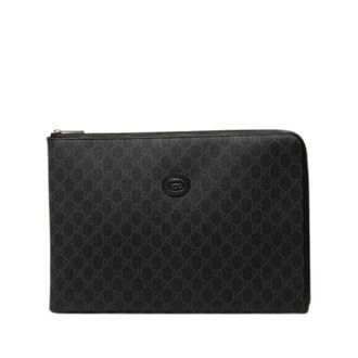 Gucci Pre-owned Pochette Documents - Femme - Pre-owned - Noir - Taille: ONE Size