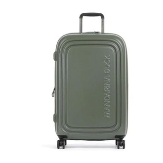 Mandarina Duck unisex, Valises, Vert, Taille: ONE Size Valise trolley extensible grand format Logoduck