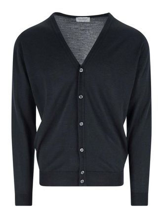 John Smedley Cardigan - Schwarz