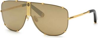 Philipp Plein Spp075M Sonnenbrille - - Accessories - unisex - Gelb - 69 MM