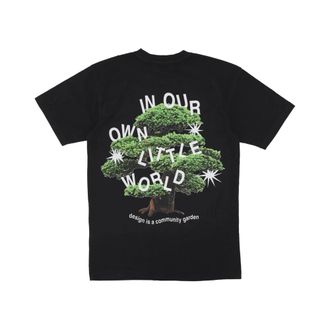 Market Community Garden Tee Gewaschen Schwarz - - Tops - Herren - Schwarzk - XL