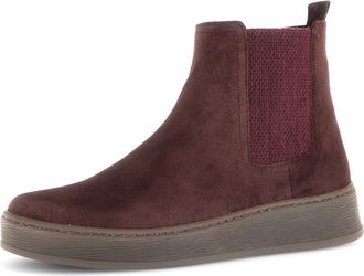 Gabor Damen Chelsea Boots, Frauen Stiefeletten,Jollys,Glitzer,blau,Rolling-Soft,Sensitive,Basic,Derby,Silber,rosa,f,Merlot (Micro),36 EU / 3.5 UK