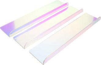 SOLUSTRE 3 St&uuml;ck Schwebende Wandregale aus Transparentem Acryl 1572 X 354 X 118 Zoll Belastbar Vielseitig Montierbar Aufbewahrung und Dekoration f&uuml;r Bad K&uuml;che 