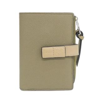 Loewe Pre-owned Kalbsleder-Portemonnaie - - Pre-owned - Herren - Gr&uuml;n - ONE SIZE