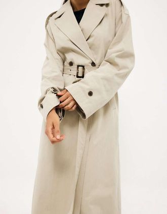 NA-KD trench-coat classique beige-Neutre