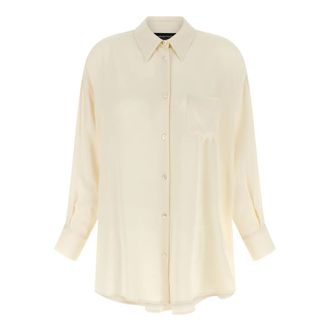 Fabiana Filippi Fluid Seidenmischung Shirt - - Blouses & Shirts - Damen - Beige - XS